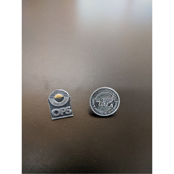 Pin matrizado en baño plata antigua u oro italiano | Llavecorp